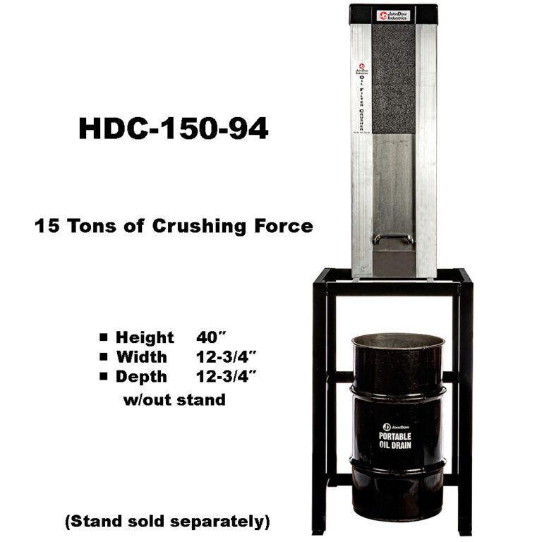 Heavy-Duty Oil Filter Crusher | johndow.com