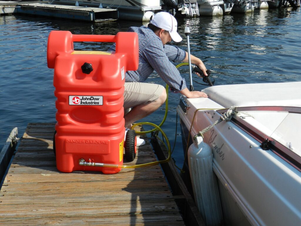 15-Gallon Poly Portable Gas Caddy | johndow.com