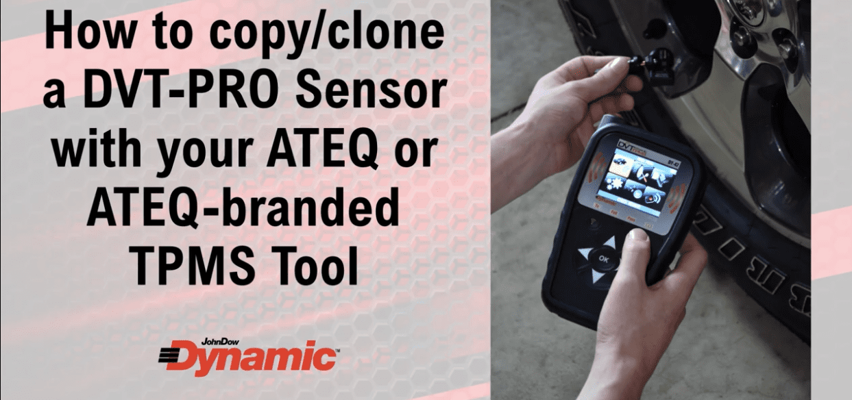 How to copy/clone a DVT-PRO TPMS Sensor with your ATEQ or ATEQ-branded TPMS Tool | johndow.com