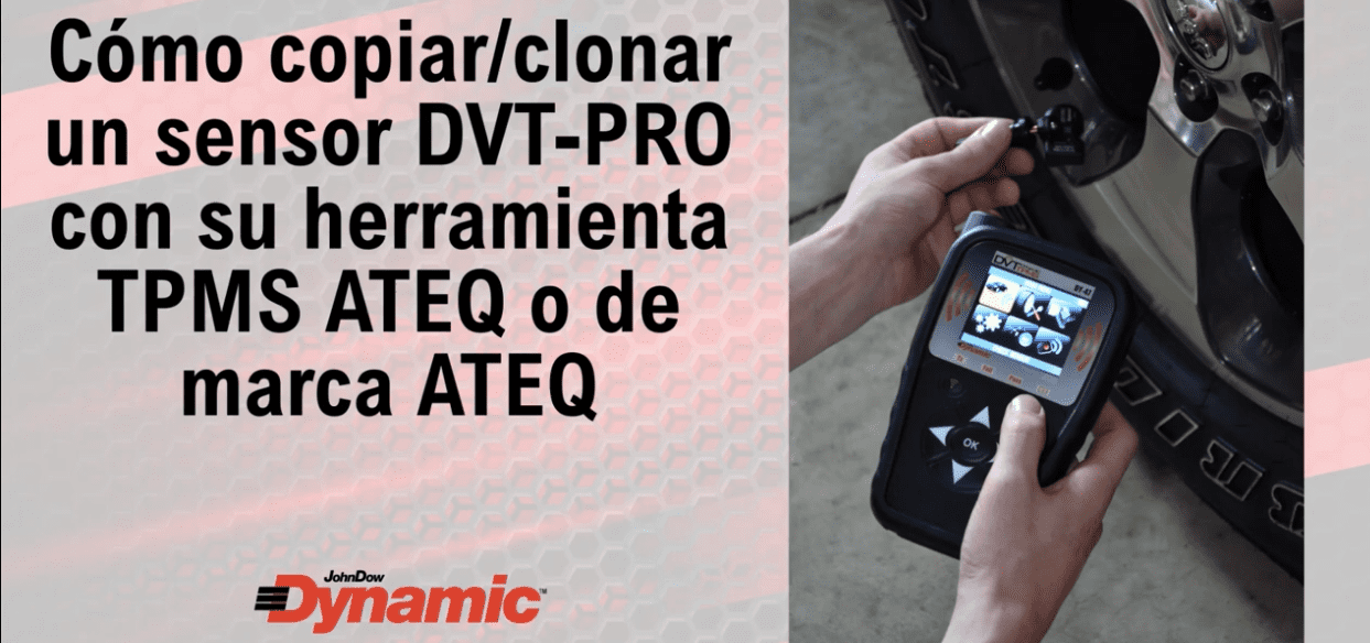 Cómo copiar clonar un TPMS sensor DVT-PRO con su herramienta TPMS ATEQ ... Cómo copiar clonar un TPMS sensor DVT-PRO con su herramienta TPMS ATEQ ...
